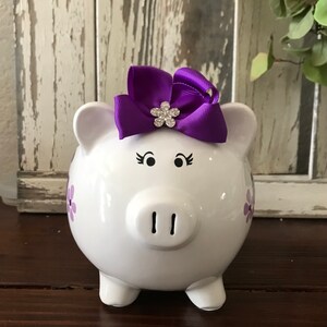Personalized Flower Piggy Banks for Girls Banks for Girls | Etsy
