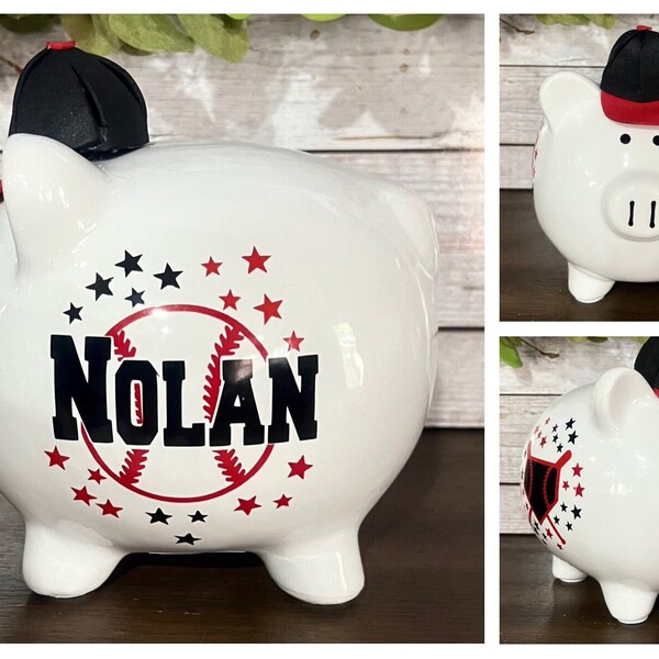 Sports Piggy Bank - Etsy