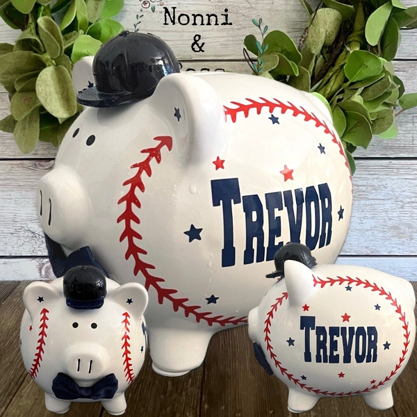 Sports Piggy Bank - Etsy