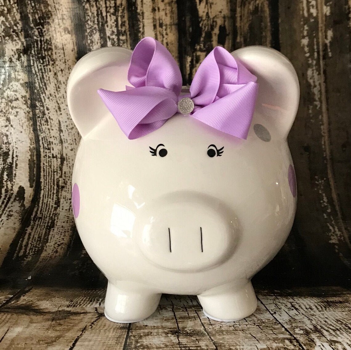 Large Custom Piggy Bank for Girls Piggy Bank Savings - Etsy