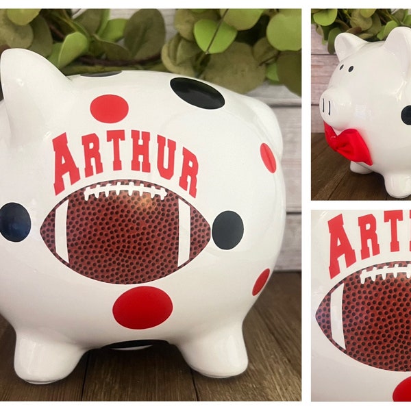 Sports Piggy Bank - Etsy