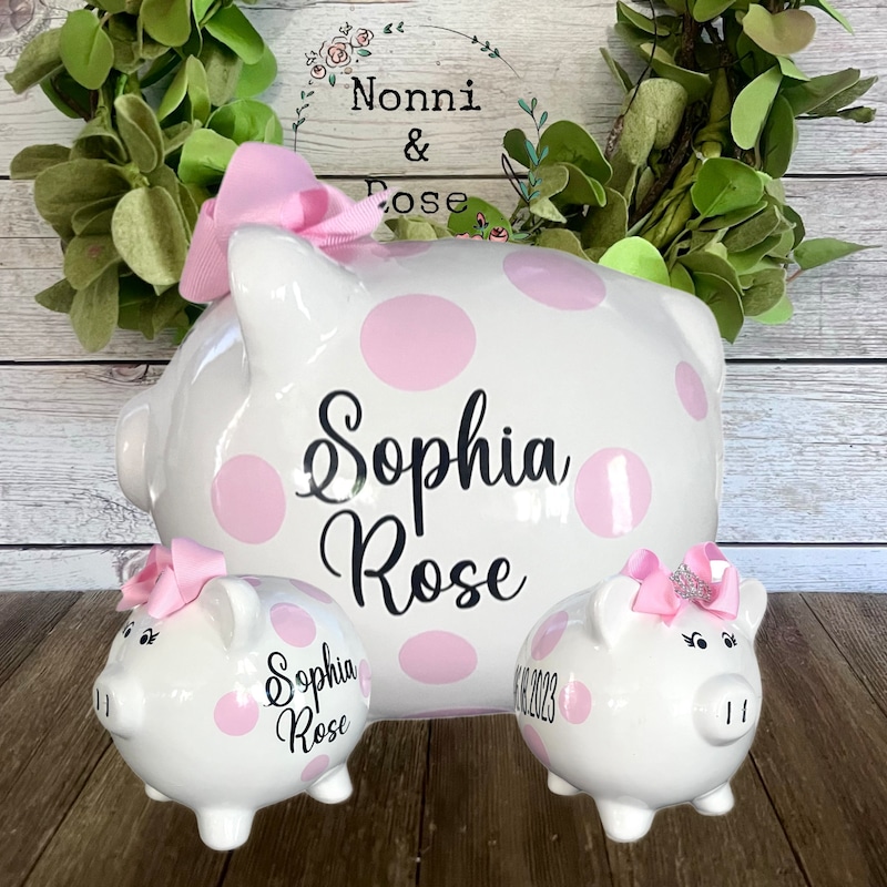 Custom Piggy Bank - Etsy