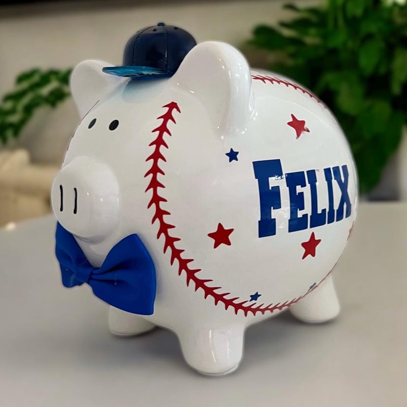 Wood Piggy Bank - Etsy