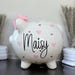 Personalized Large Heart Piggy Banks for Girls, Valentine’s Day Piggy ...