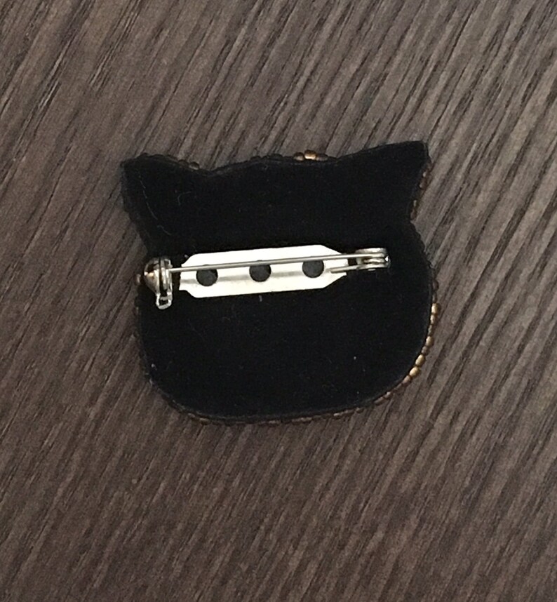 Cute Little Beaded Kitty Kat Pin Perfect for Any Age - Etsy