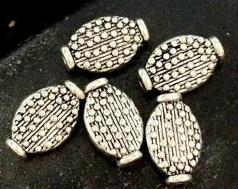 Round Pewter Etched Sphere Spacer Beads Set of 24 - Etsy