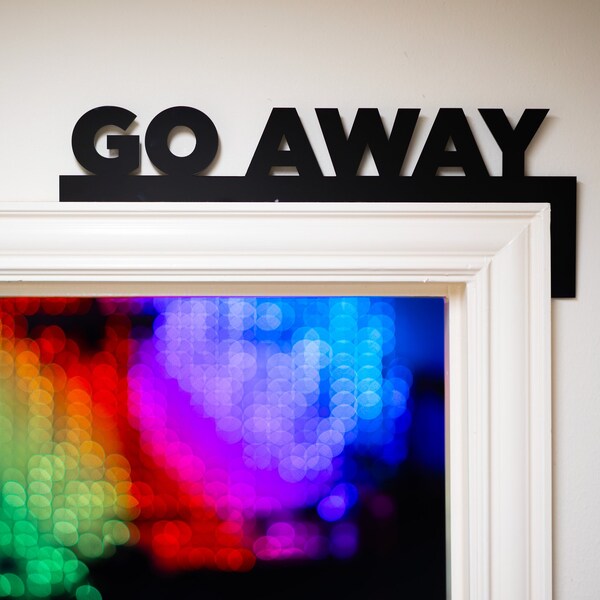 Go Away Sign - Etsy