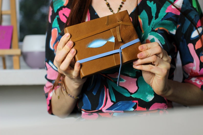 INFINITY Leather Journal Notebook Diary Sketchbook | Etsy