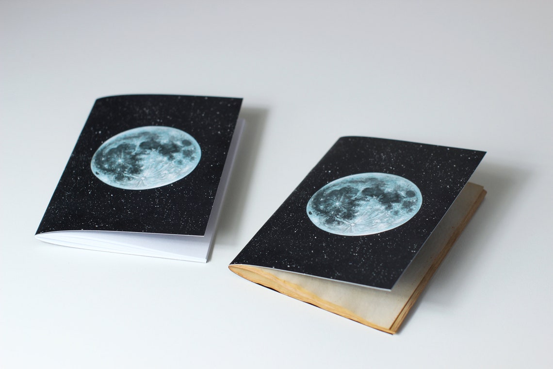 SET OF 4 Pocket Universe Notebook A6 A5 Pocket Notebook | Etsy