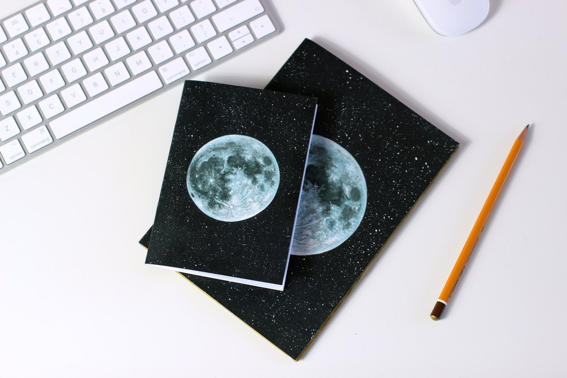 SET OF 4 Pocket Universe Notebook A6 A5 Pocket Notebook | Etsy