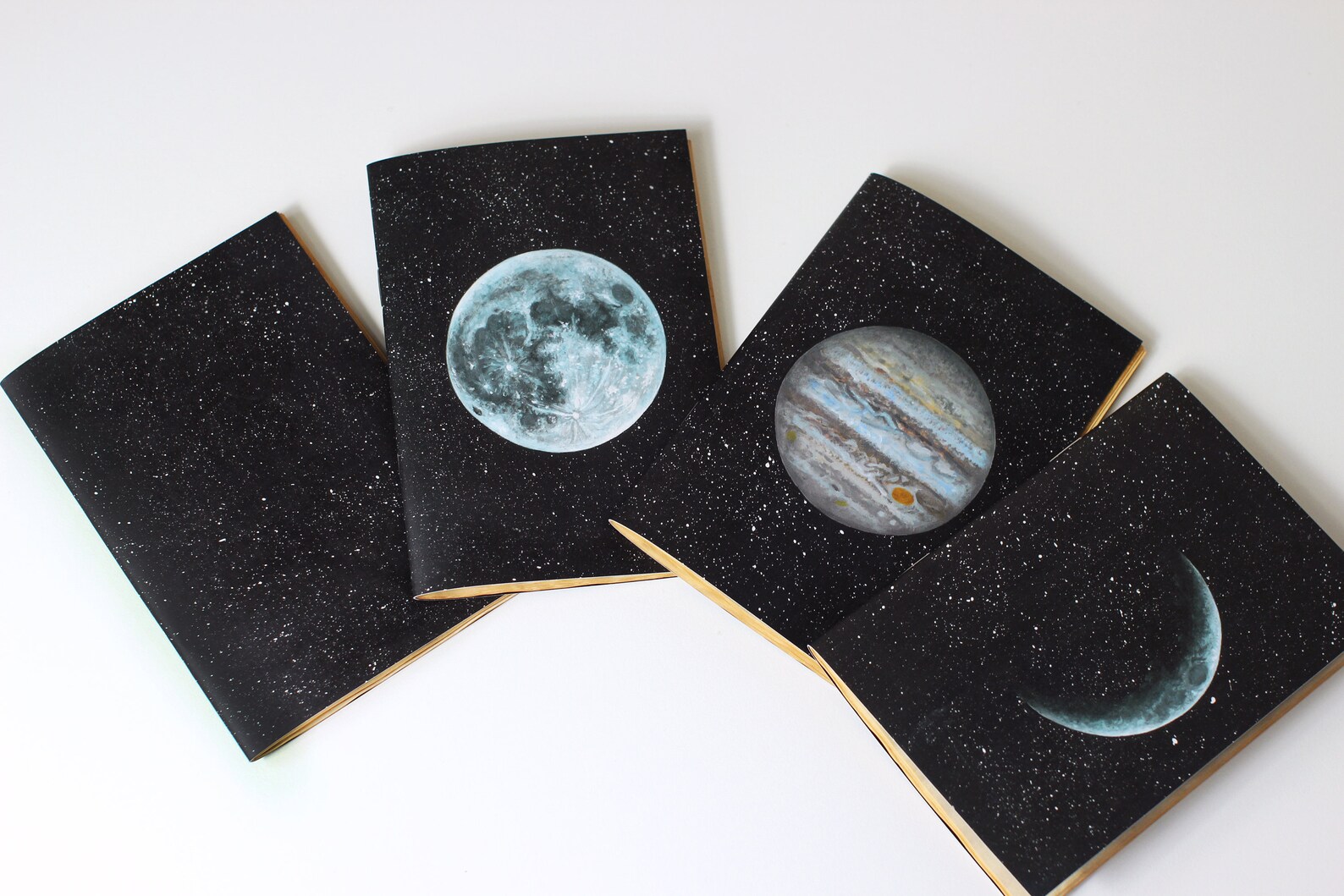 SET OF 4 Pocket Universe Notebook A6 A5 Pocket Notebook - Etsy
