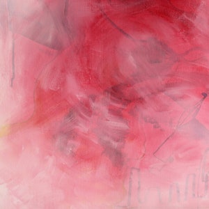 PAIN & POWER Original Abstract Painting, Acryl on Canvas 50x50cm - Etsy