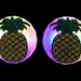 Lit Nips Pineapple Glow Pasties Rave Nipple Covers, Festival, Glow ...