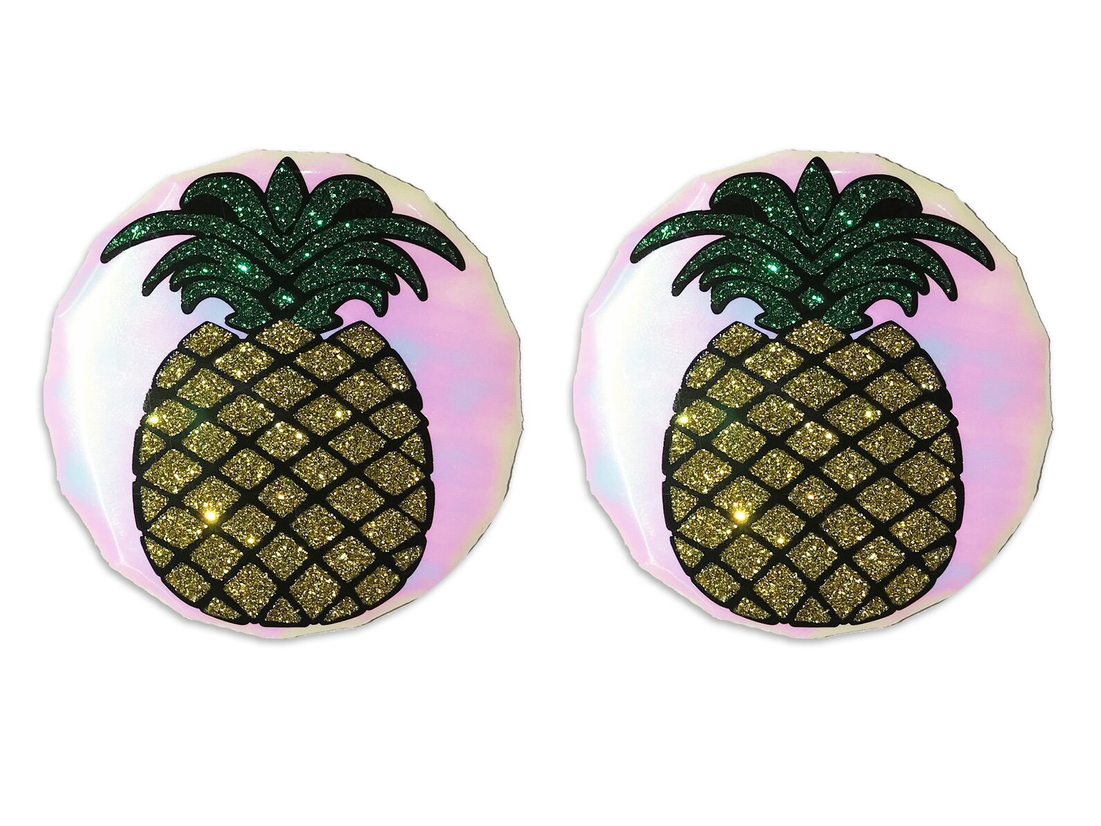 Lit Nips Pineapple Glow Pasties Rave Nipple Covers, Festival, Glow ...