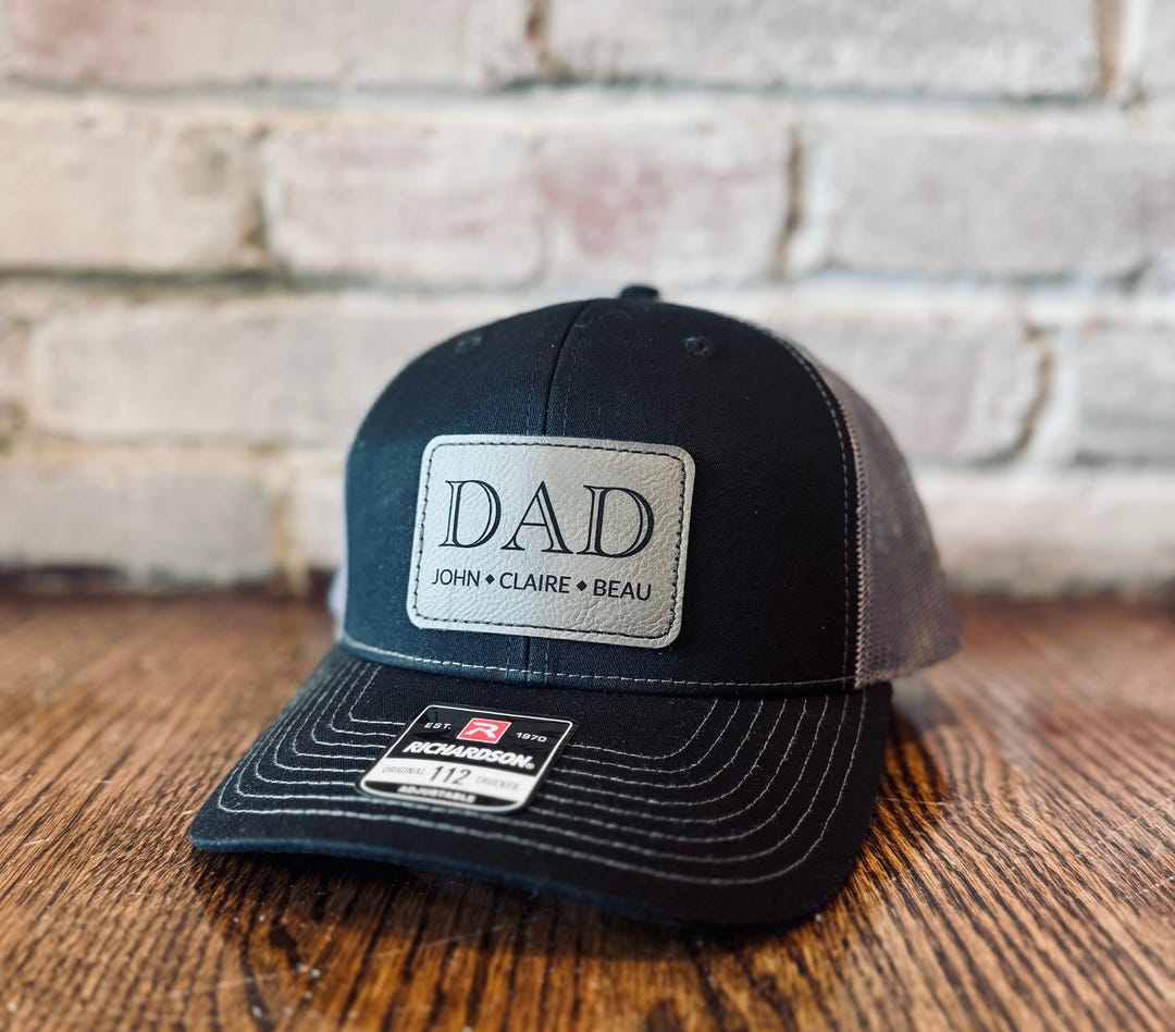 Personalized Dad Hat: Custom Richardson 112 Trucker Cap - Etsy