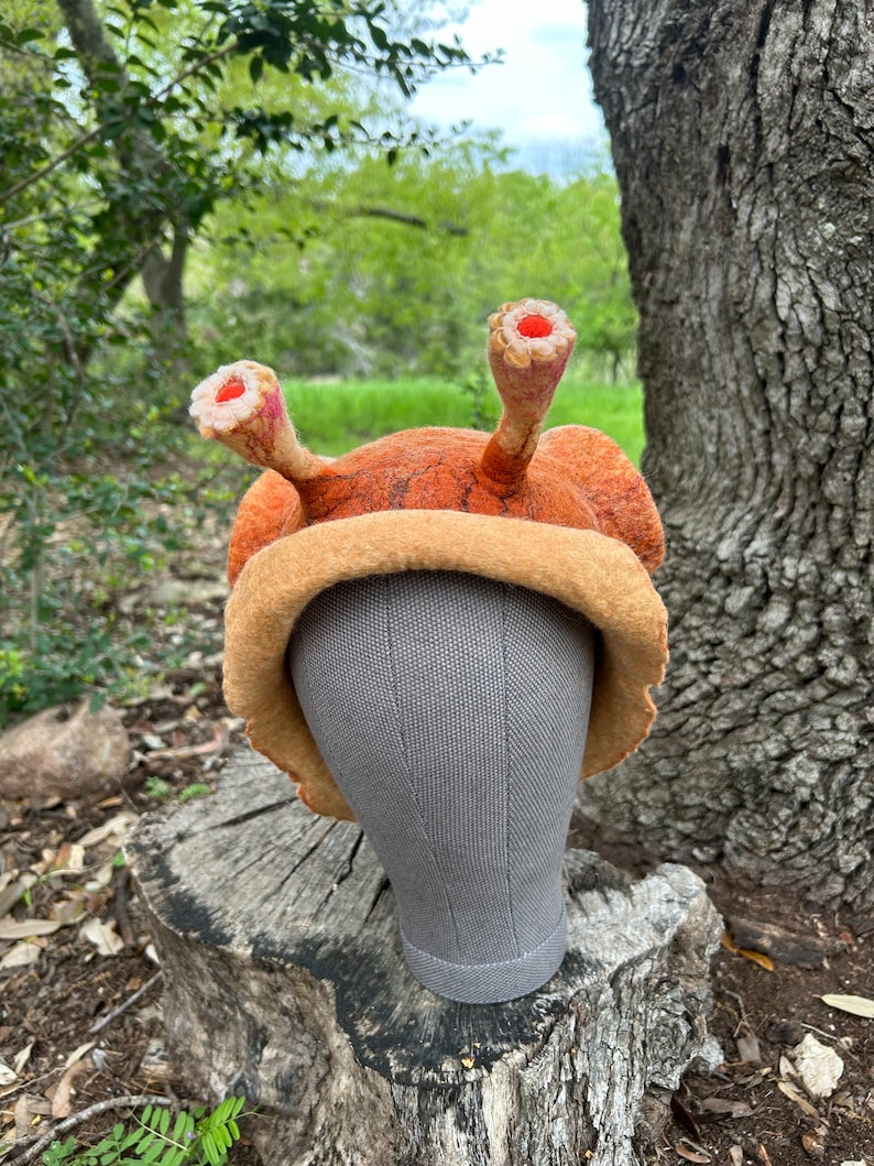 Felted Merino Wool Snail Hat - Fantasy Costume, Made to Order - Etsy