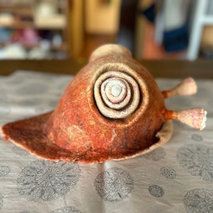 Felted Merino Wool Snail Hat - Fantasy Costume, Made to Order - Etsy