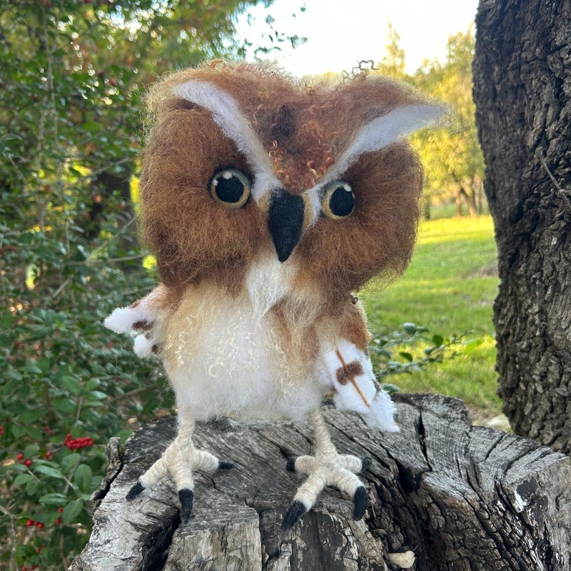 Felt Owl - Etsy