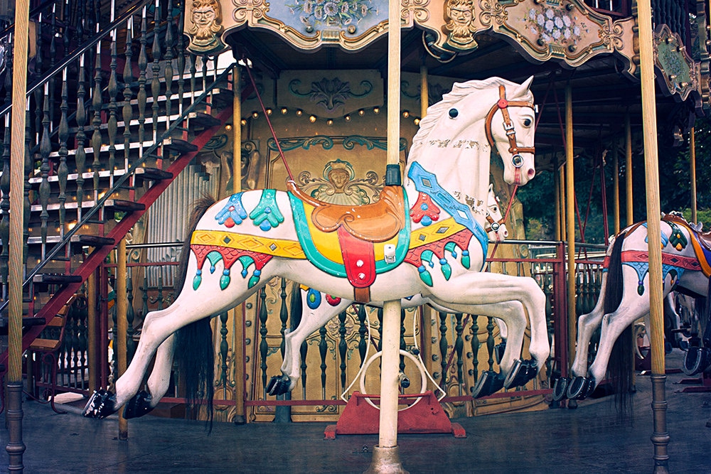 Paris Carousel Photography Travel Wall Art - Etsy