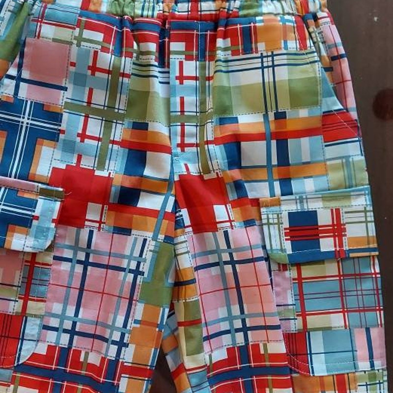Madras Plaid Shorts - Etsy