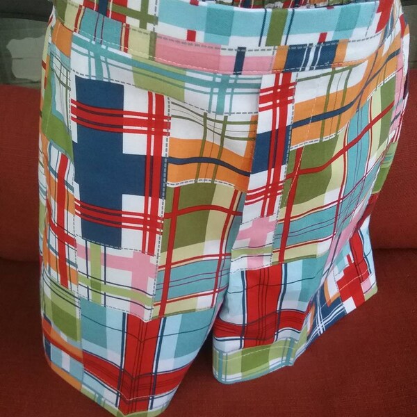 Madras Plaid Shorts - Etsy