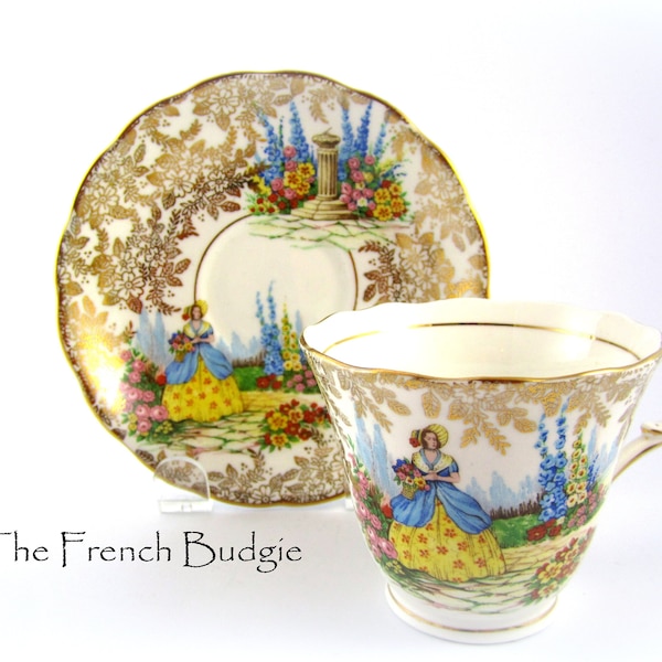 Crinoline Lady Tea Set - Etsy