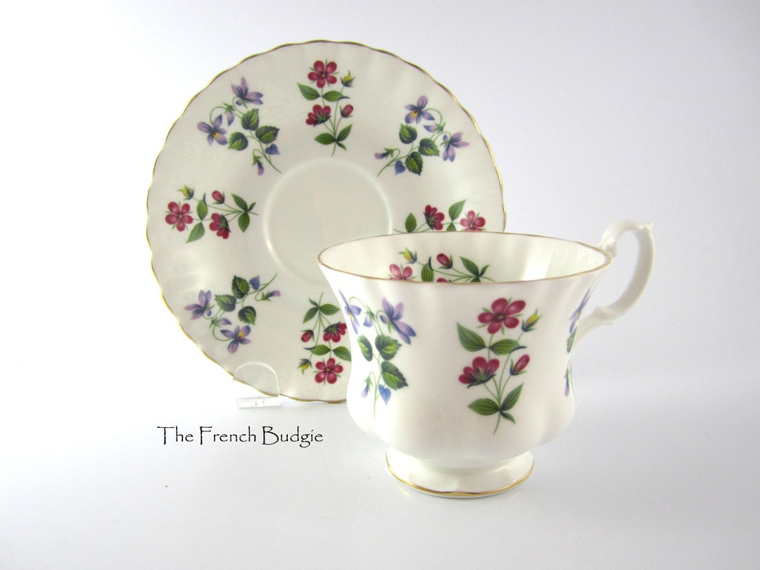 Royal Albert Vintage Teacup And Saucer Set Made In England Tea Cup Etsy
