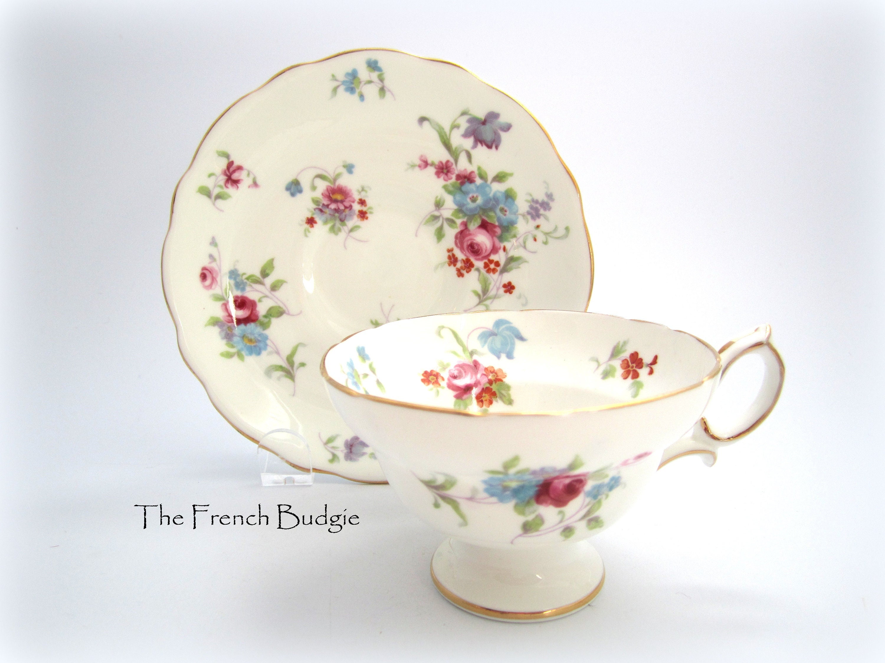 Hammersley & Co. Charming Floral Vintage Tea Cup and Saucer Set English ...