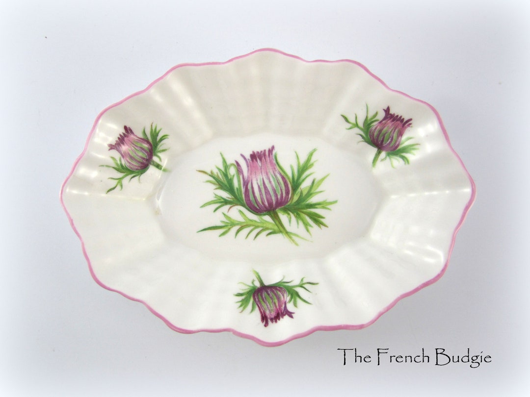 Shelley "thistle" Candy Dish Made in ENGLAND - Etsy