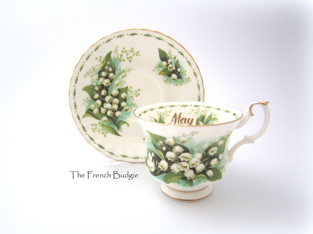Royal Albert may Flower of the Month Tea Cup and Saucer Set Made in ...