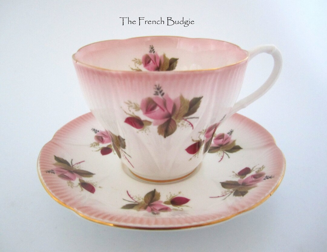 Royal Albert Pink Rose Vintage Teacup and Saucer Horizon Series Made in ...