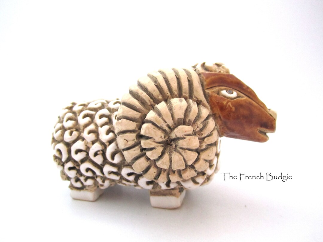 Artesania Rinconada Ram Sheep Figurine - Hand Made Folk Art Décor - Etsy