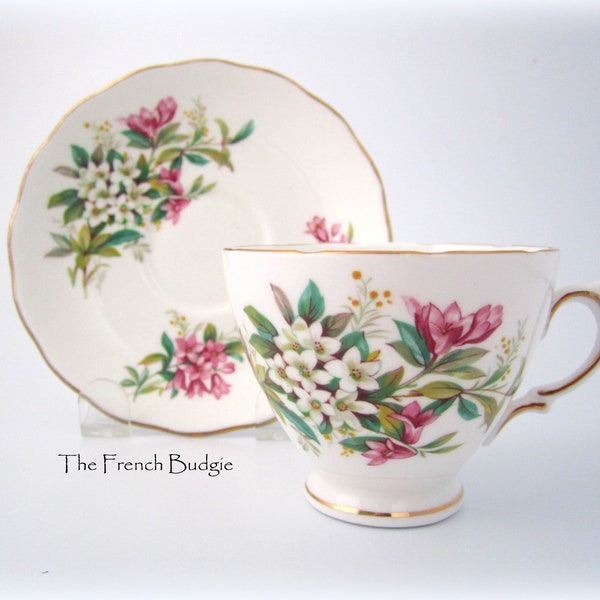 Pink Flower Tea Cup - Etsy