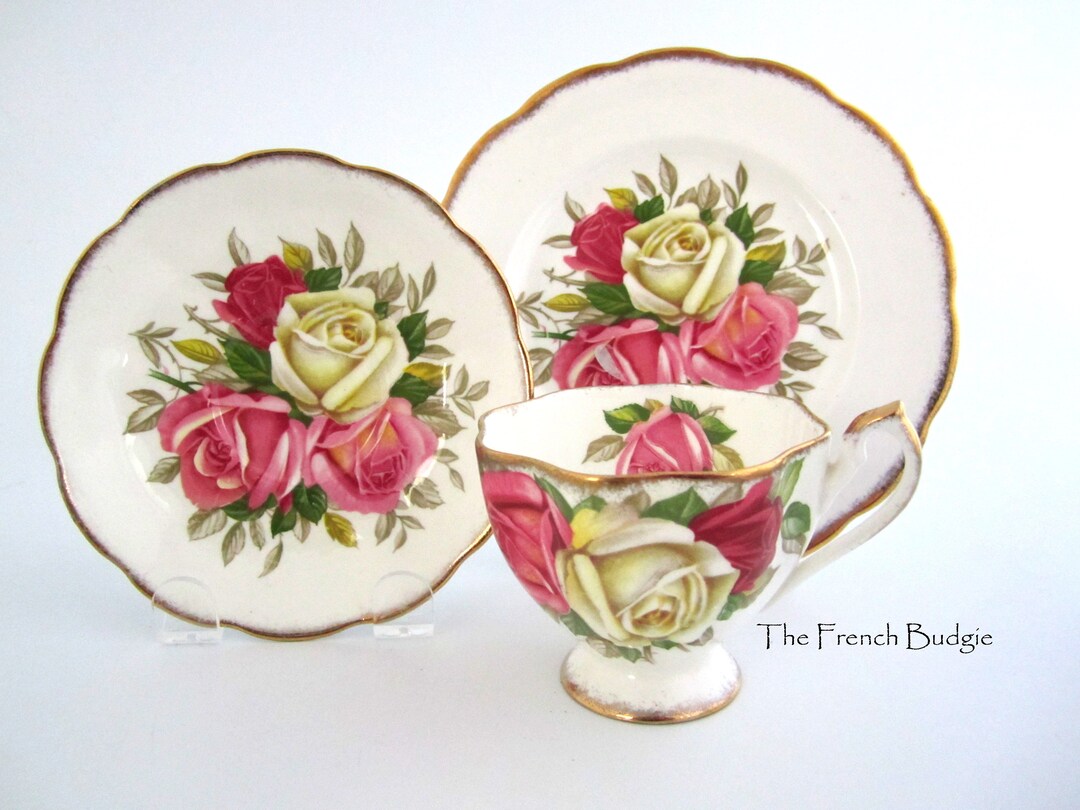 Queen Anne lady Sylvia Vintage Teacup and Saucer - Etsy