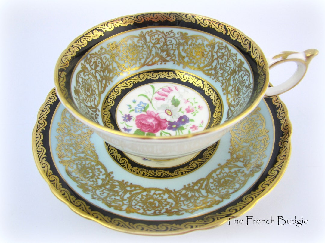 Paragon Double Warrant Gold, Robins Egg Blue and Jet Black With Bouquet ...