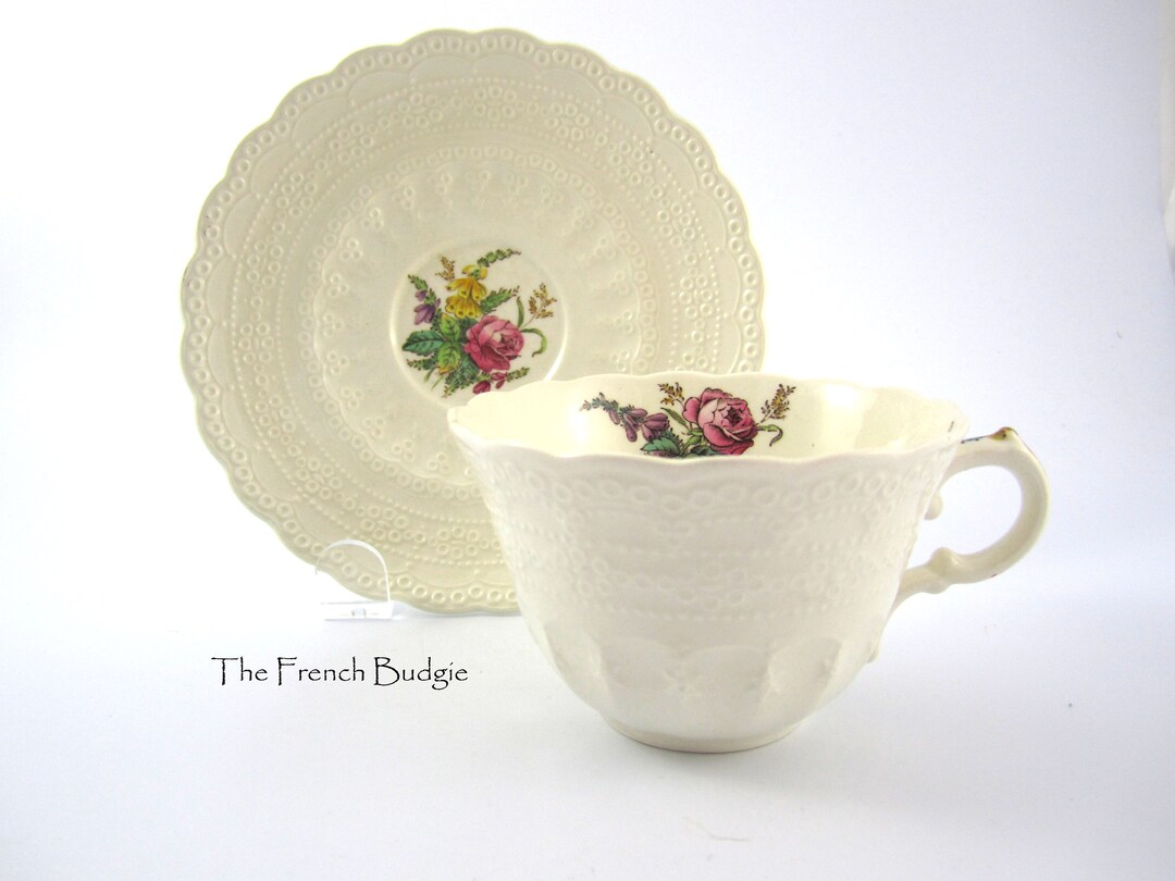 Spode's Jewel Copeland Heath and Rose Vintage Teacup Made in ENGLAND ...