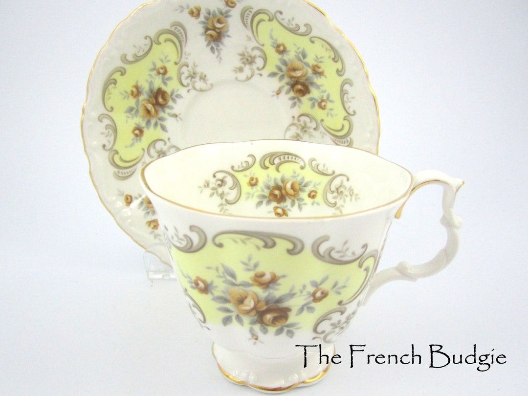 Royal Albert Yellow "september Song" Vintage Teacup and Saucer Set Tea ...