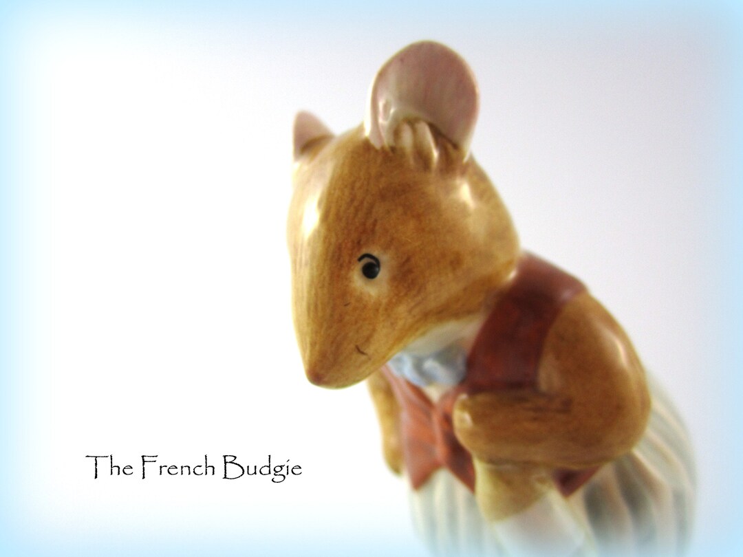 Royal Doulton "basil" Mouse Vintage Figurine From the Brambly Hedge ...