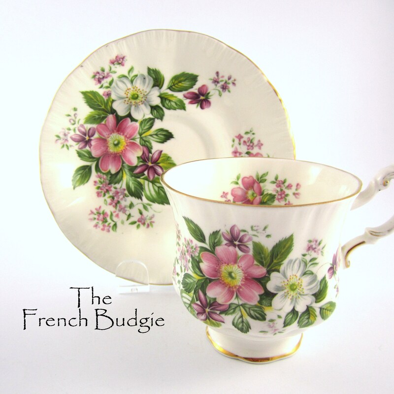Pink Flower Tea Cup - Etsy