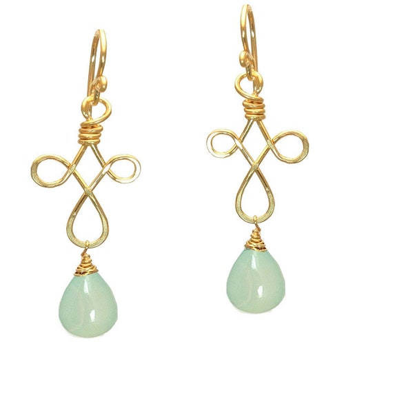 Hammered Curled Wire With Your Choice of Stone Gypsy 3 | Etsy