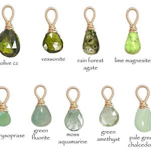 Gemstone Pendants - Etsy