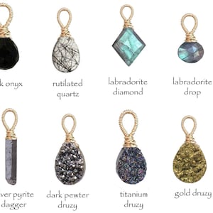 Gemstone Pendants - Etsy