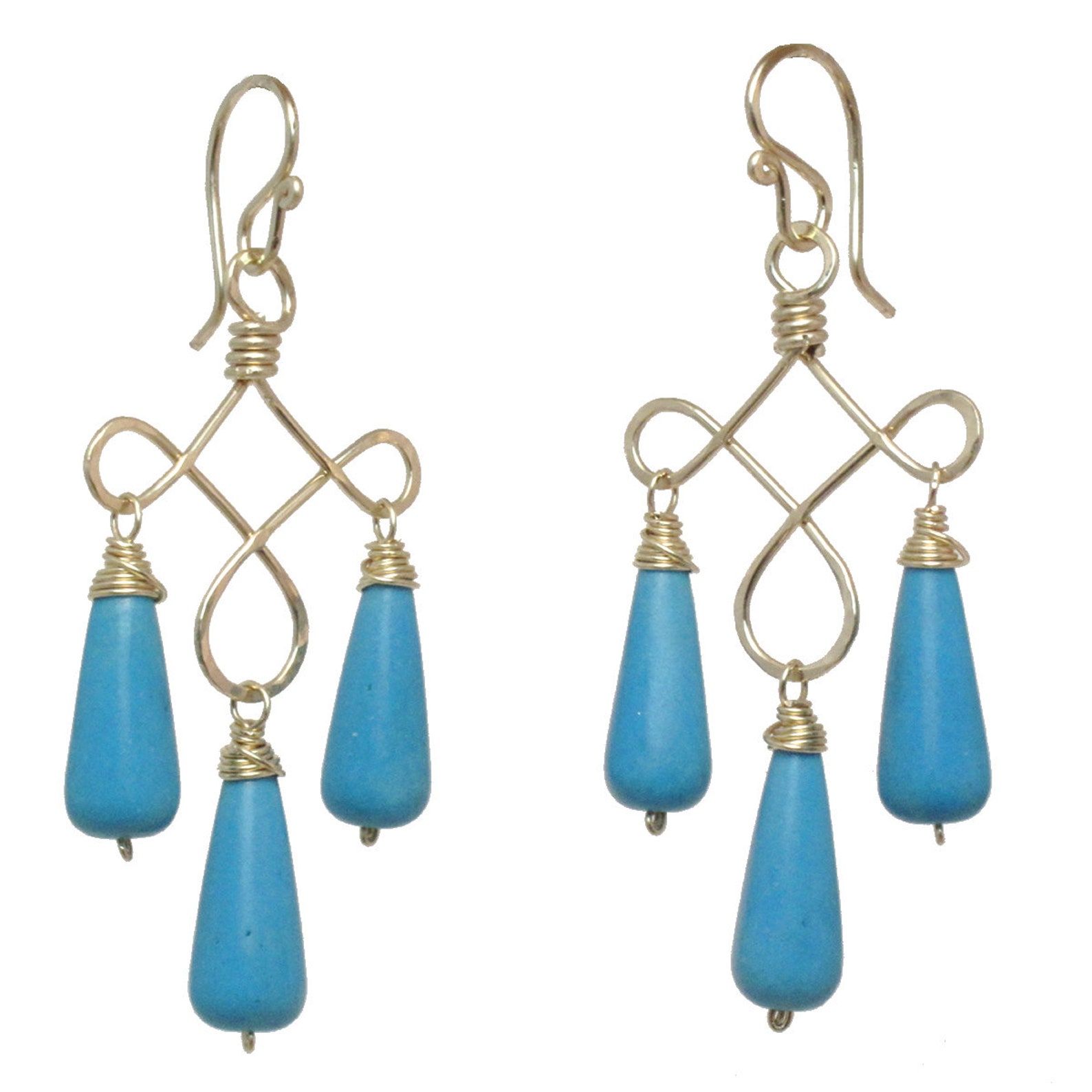 Hammered Curled Wire With Your Choice of Stones Gypsy 42 - Etsy