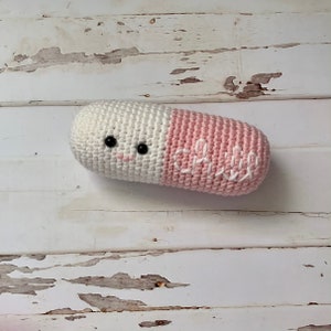 Chill Pill, Happy Pill, Adult Humor, Gag Gifts, Crochet Novelty, Plush ...