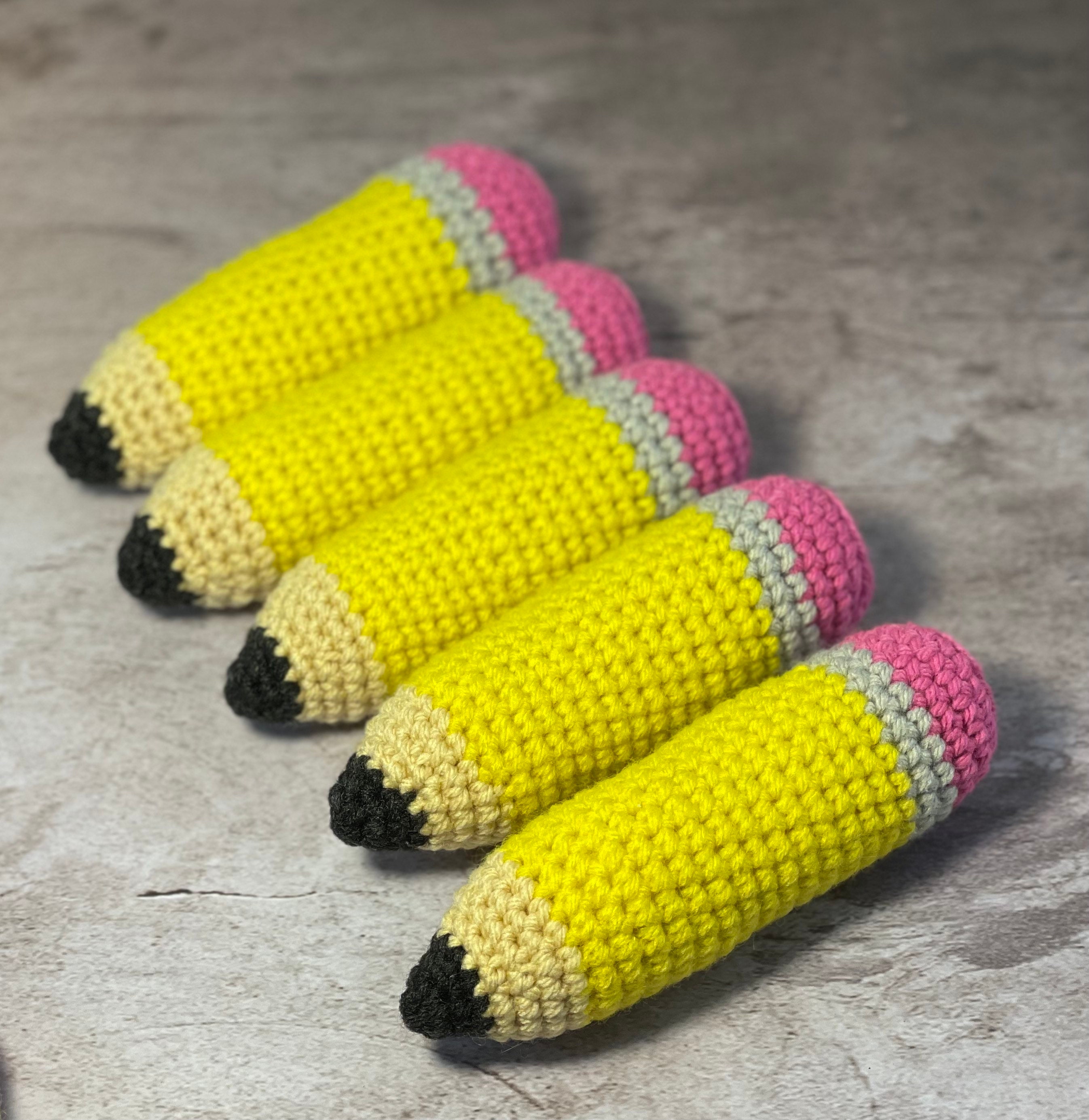 Crochet Pencil Pencil Plush Back to School Teacher Gift - Etsy