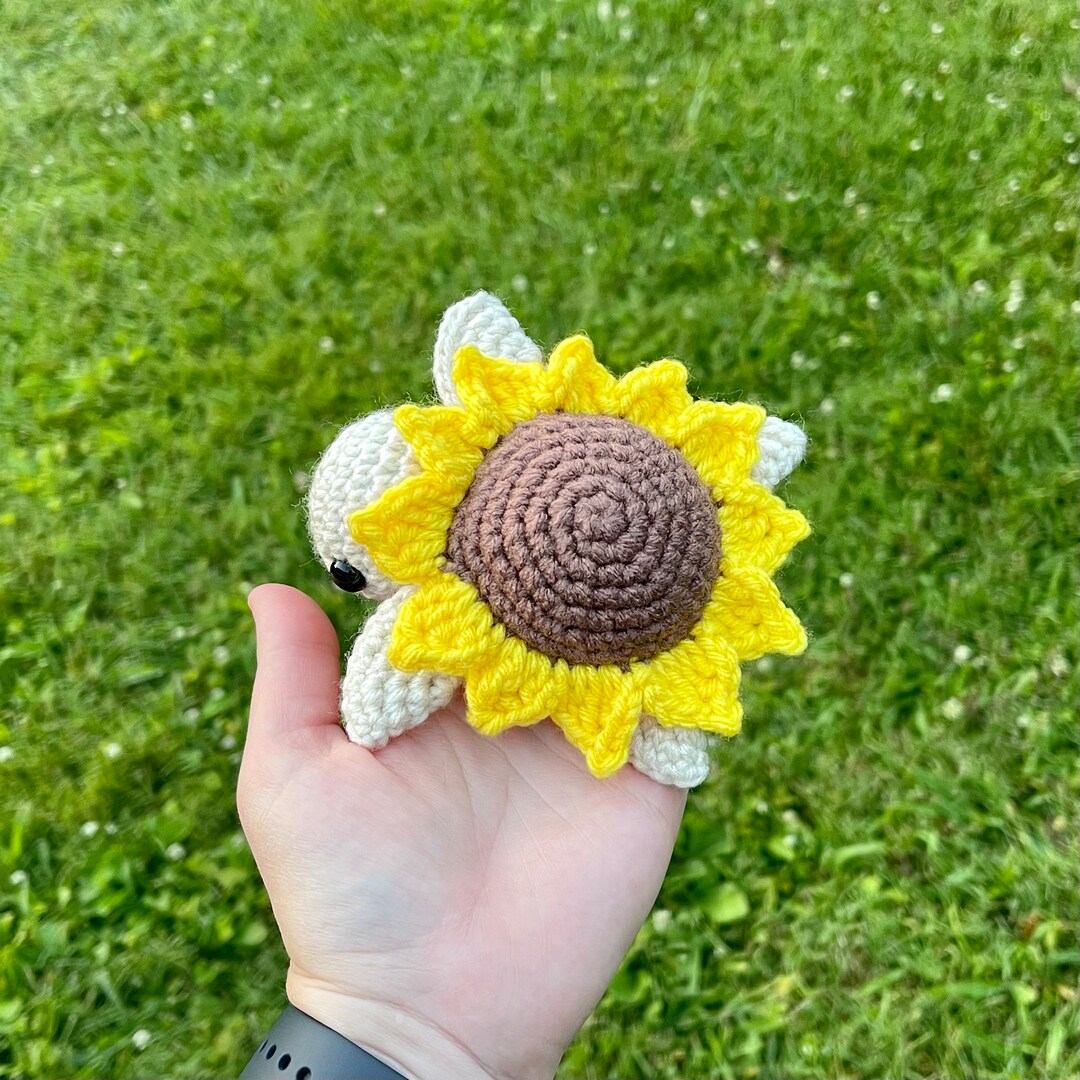 Turtle Toy, Sunflower Turtle, Crochet Turtle, Amigurumi Turtle - Etsy