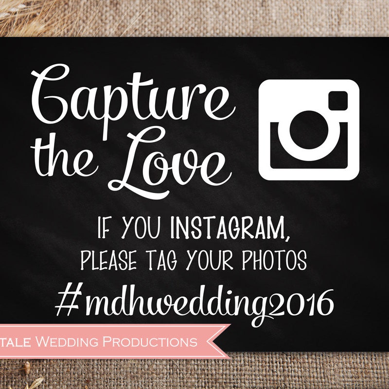 Hashtag Chalkboard - Etsy