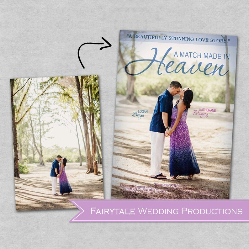 Personalized Movie-Themed Wedding Poster Welcome Sign Wedding | Etsy