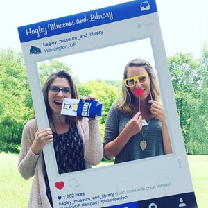 Personalized Facebook Frame Poster Board Prop for Birthdays, Weddings ...