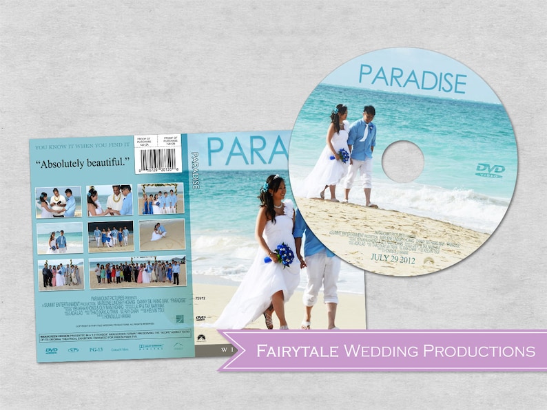Personalized Wedding DVD Reception Slideshow - Photo & Video Montage ...